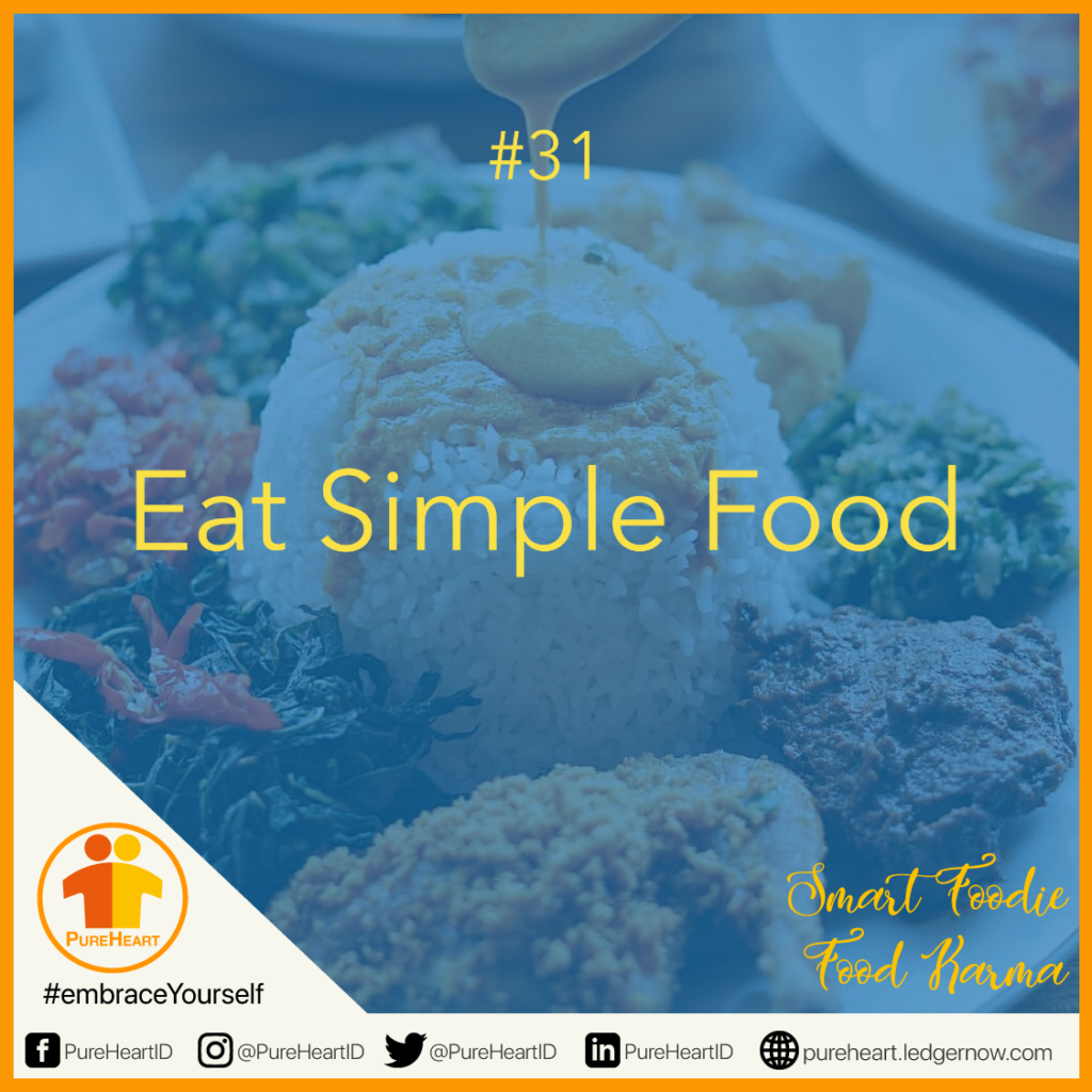 Day 31: Eat Simple Food - Ledger Now